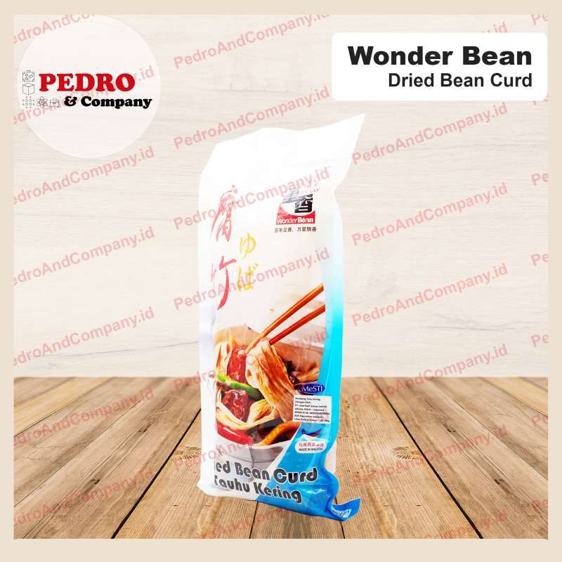 Jual WonderBean Dried Bean Curd Tauhu Kering 100 gram kembang tahu tofu ...