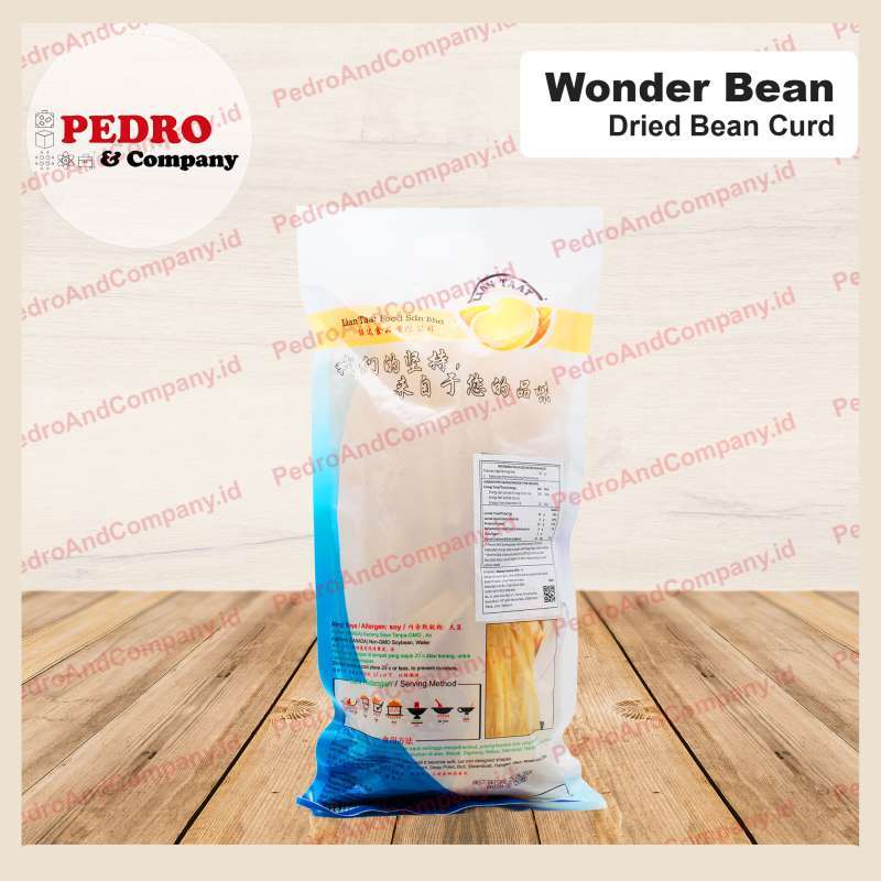 Jual WonderBean Dried Bean Curd Tauhu Kering 100 gram kembang tahu tofu ...