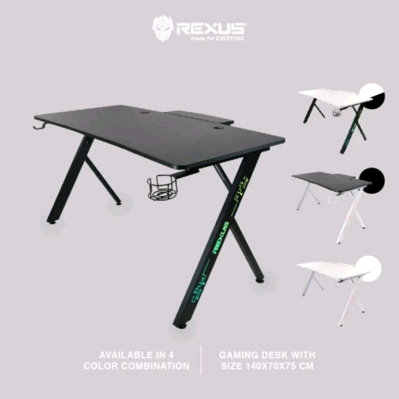 Jual REXUS Gala RGB Meja Gaming Desk 140 cm Garansi Resmi di Seller ...