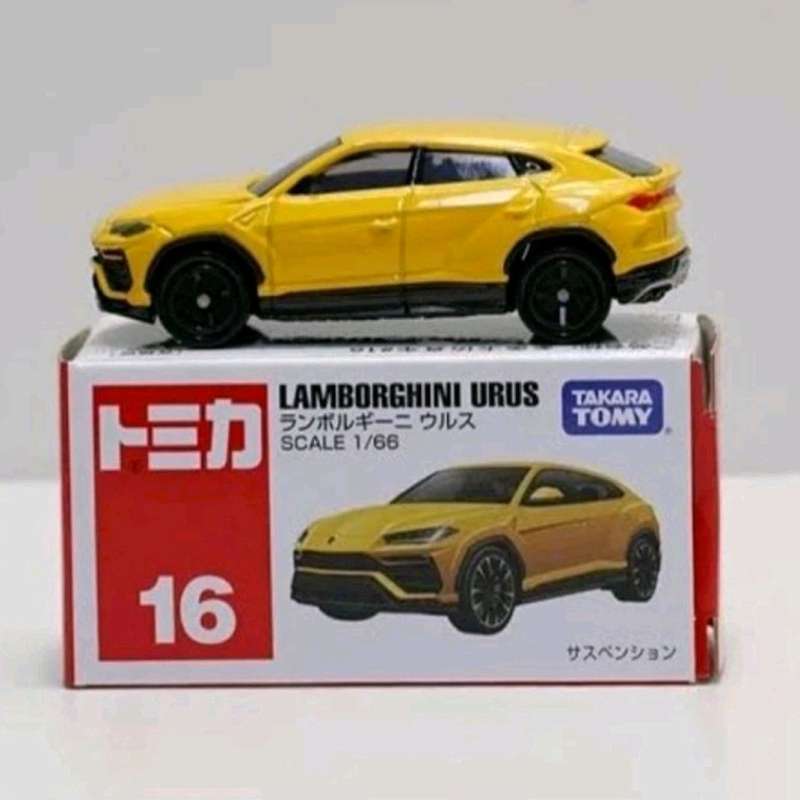 Jual TOMICA LAMBORGHINI URUS YELLOW KUNING #16 TAKARA TOMY DIECAST ...