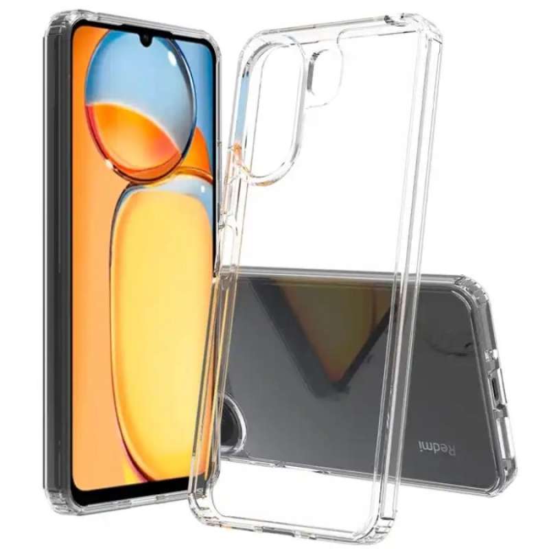 Promo XIAOMI POCO C65 FUSE HYBRID CRYSTAL CLEAR ACRYLIC CASE Diskon 10% ...