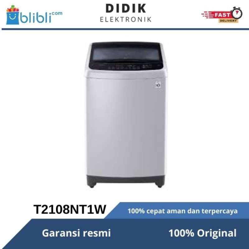 Promo Lg T2108nt1w Mesin Cuci Top Loading W/ Soft Closing Door 8kg ...
