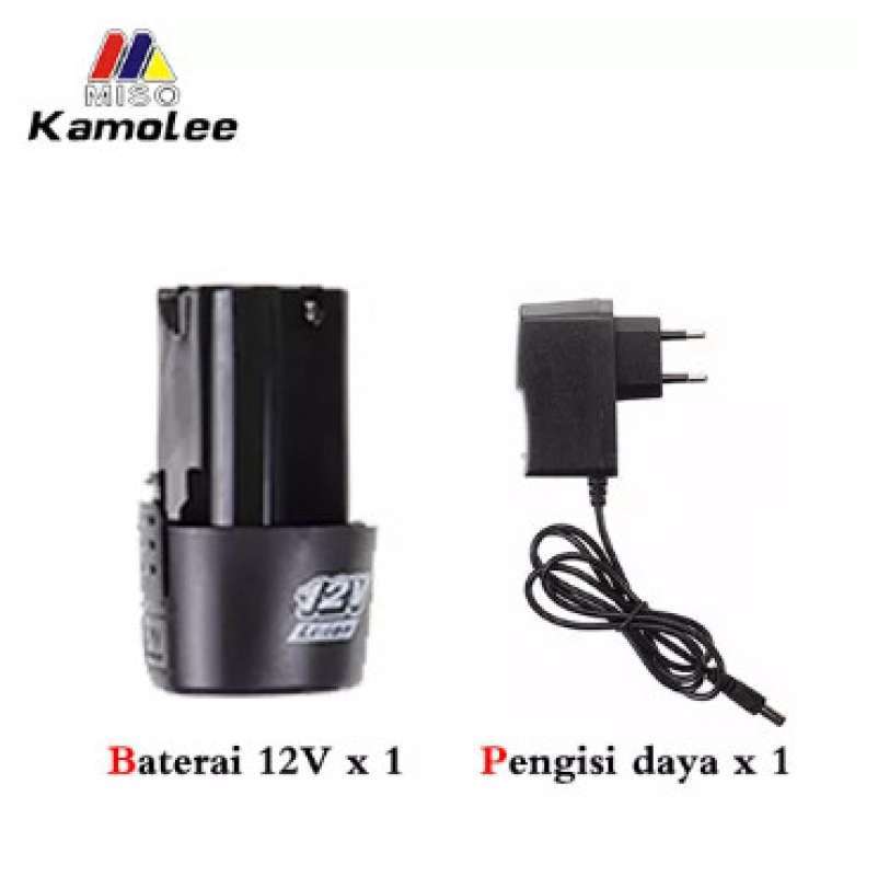 Promo Battery Gerinda Cordless-kamolee-lithium Ion-circular Impact ...