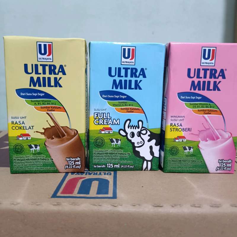 Jual susu uht ultra milk 125 ml bisa ekspedisi di Seller KitaMajuBersama - Cipondoh, Kota ...