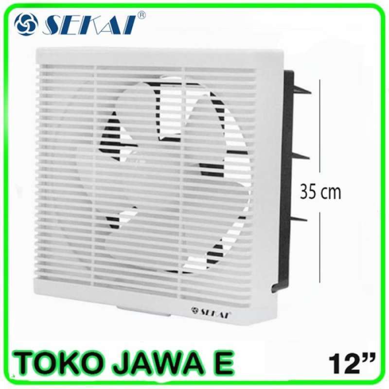 Promo WEF1290 Exhaust Fan Dinding 12 inch / 35cm - PUTIH Diskon 23% di ...