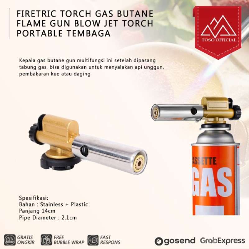 Jual Firetric Torch Gas Butane Flame Gun Blow Jet Torch Portable Tembaga Di Seller Solin Shop ...