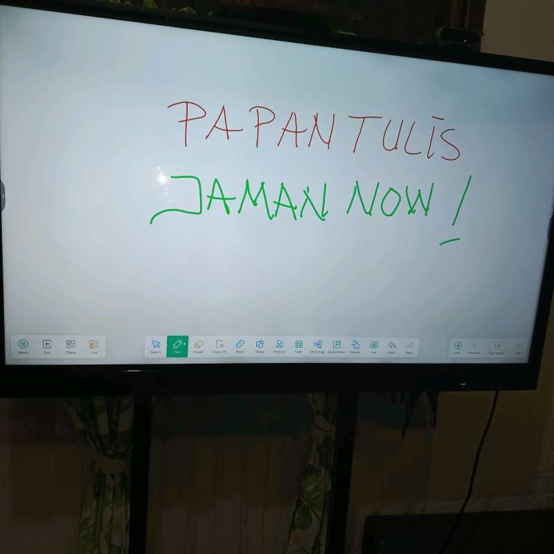 Jual Haser X1 Interactive Flat Panel Smart Board 86 Inch Dual Os ...