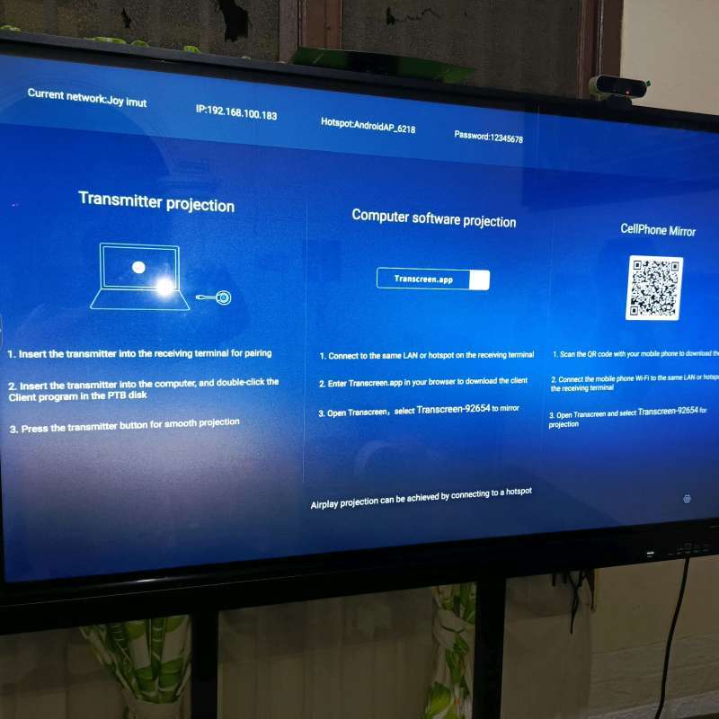 Jual Haser X1 Interactive Flat Panel Smart Board 86 Inch Dual Os ...