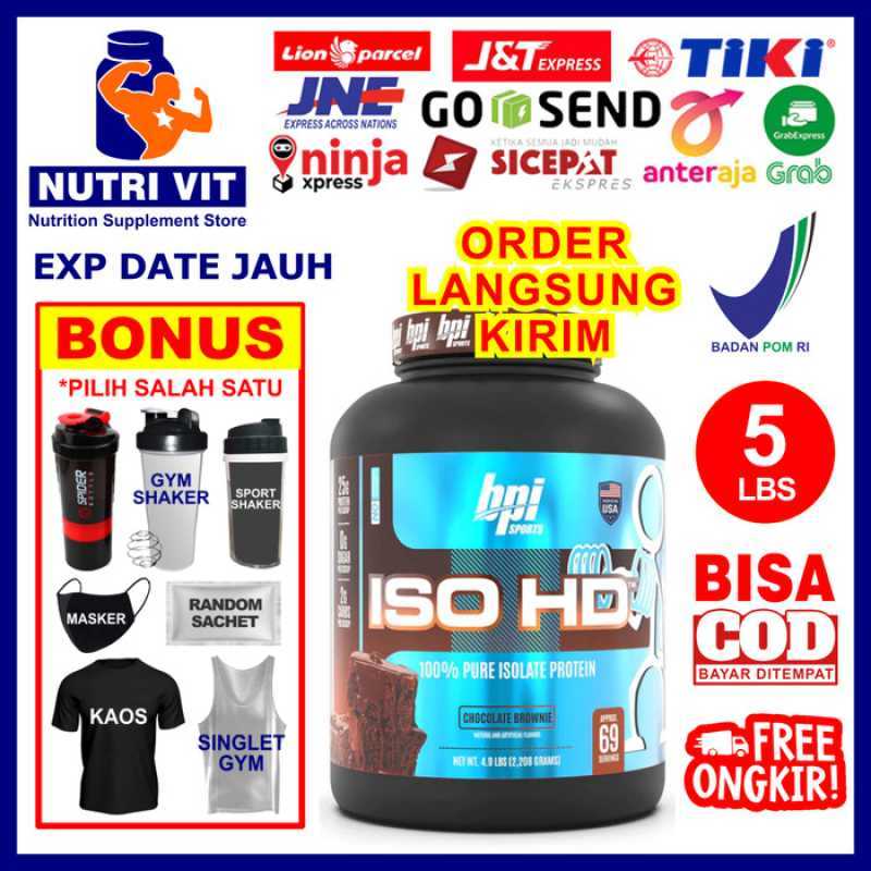 Promo Bpi Iso Hd 5 Lbs Bpi Whey Protein Isolate Iso Hd 5lbs Iso Whey ...