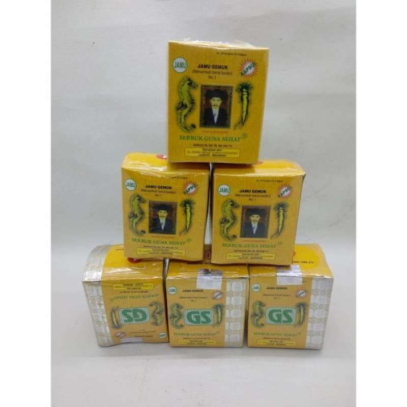 Jual Jamu Tradisional Kapsul Gemuk Sehat Gs 1 & Penambah Berat Badan Di ...