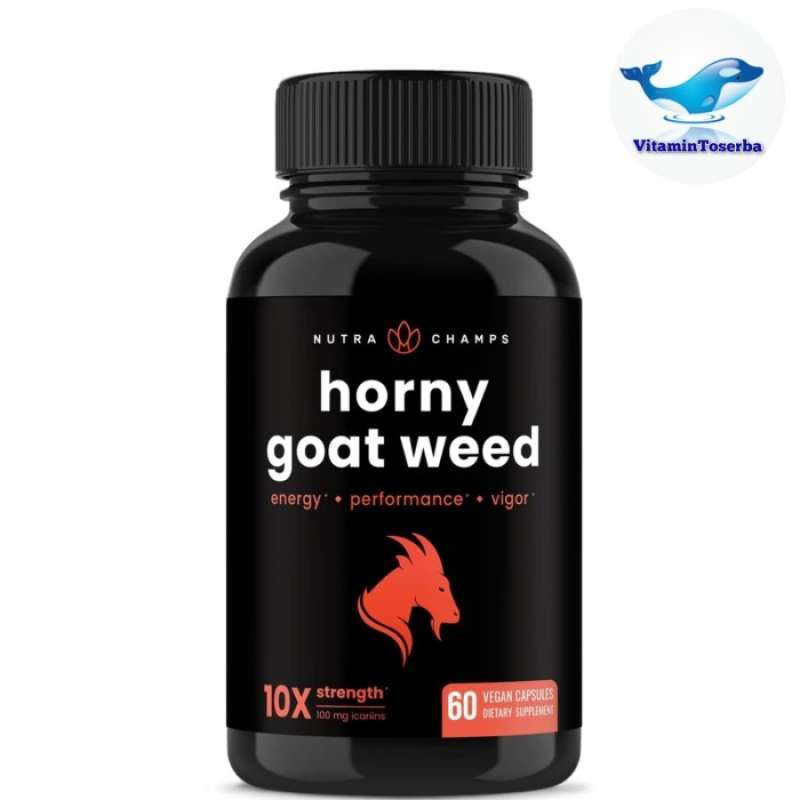 Promo Nutra Champs Horny Goat Weed 10x Strength Energy Performance 60 ...