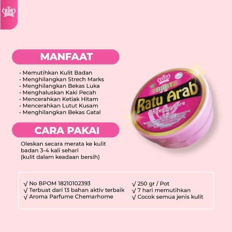 Body Lotion Ratu Arab Lengkap Harga Terbaru April 2024 | Blibli
