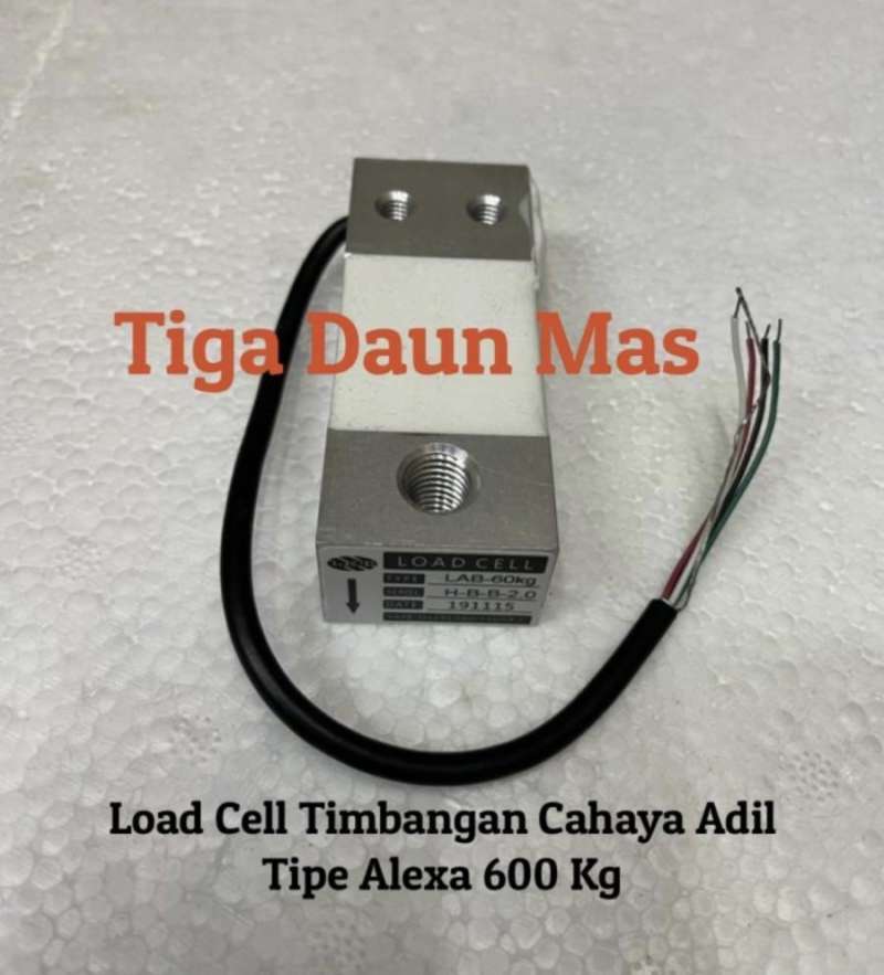 Jual Load Cell Timbangan Cahaya Adil Tipe Alexa 600 Kg / Load Cell LAB ...