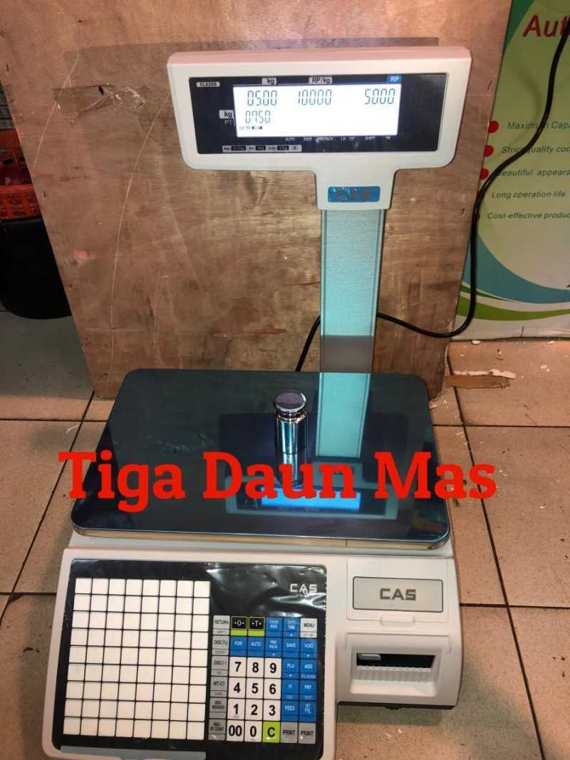 Jual Timbangan Print Label Cas Cl-5200jp 30 Kg / Timbangan Supermarket 30kg Di Seller Mr Glodok ...