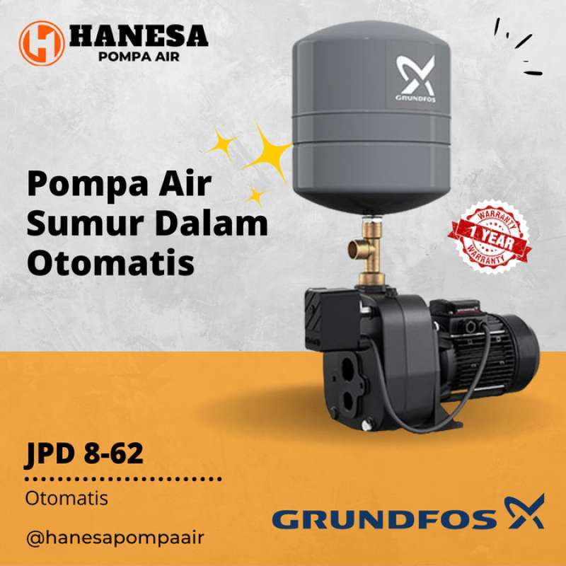 Jual Grundfos Jpd 8 - 62 Pt Pompa Air Sumur Dalam Otomatis Di Seller ...