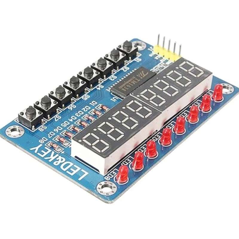 Jual Tm1638 8 Bit Key Led 7segment Display Module Arduino Raspberry