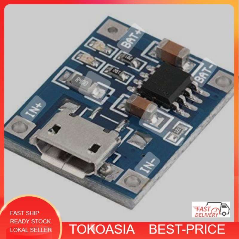 Jual TP4056 1A charging board MICRO interface di Seller Tokoasia ...
