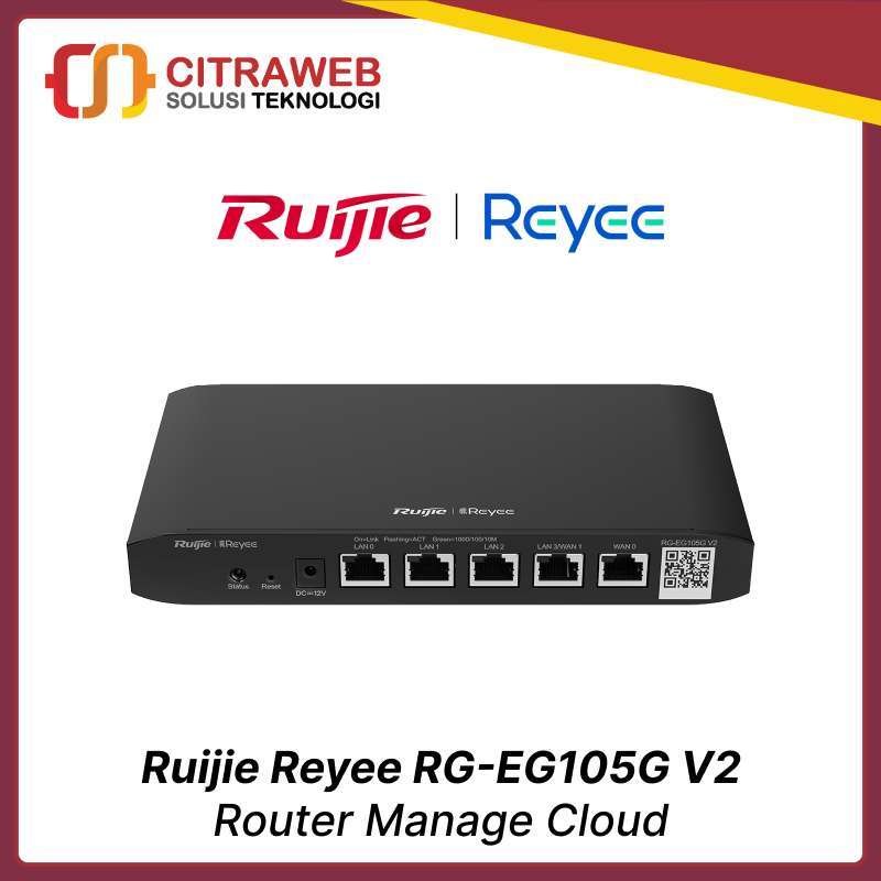 Jual Ruijie Reyee Rg-eg105g V2 Reyee Cloud Managed Router Di Seller Citraweb Official Store ...