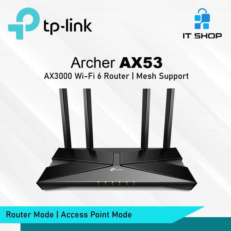 Jual Tp-link Archer Ax53 Ax3000 Dual Band Gigabit Wi-fi 6 Router Di Seller It Shop Official ...