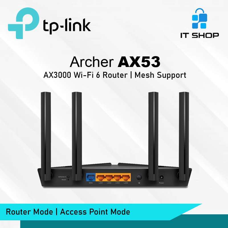 Jual Tp-link Archer Ax53 Ax3000 Dual Band Gigabit Wi-fi 6 Router Di ...