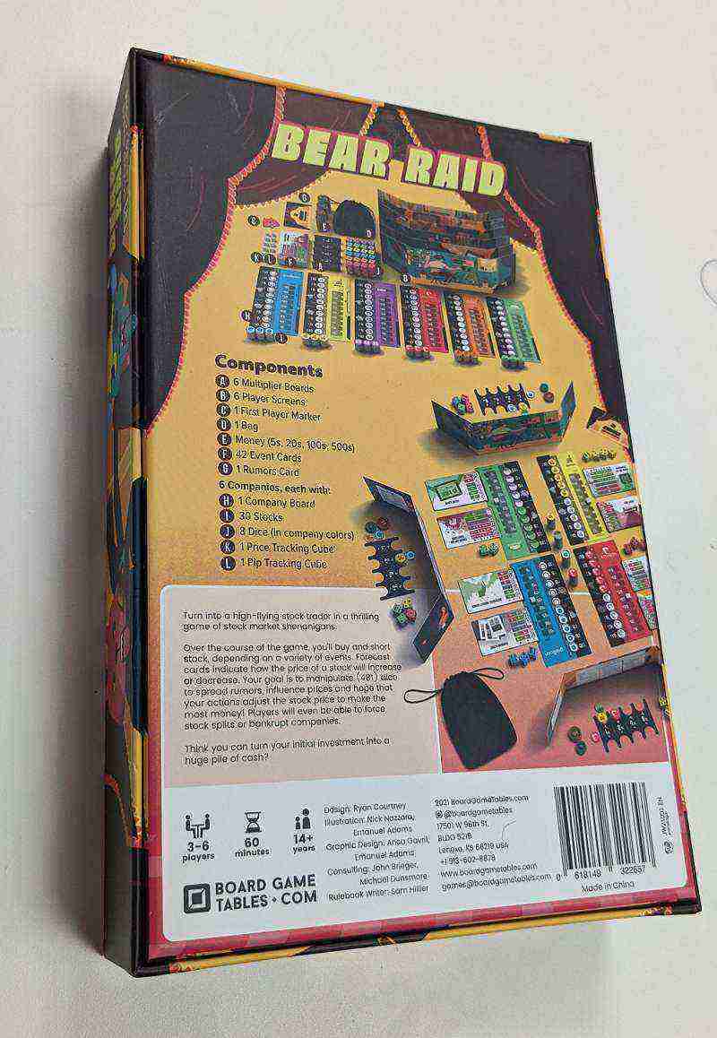 Promo Bear Raid Board Game Diskon 2% di Seller Monopolis Board Game Official Store - Monopolis ...