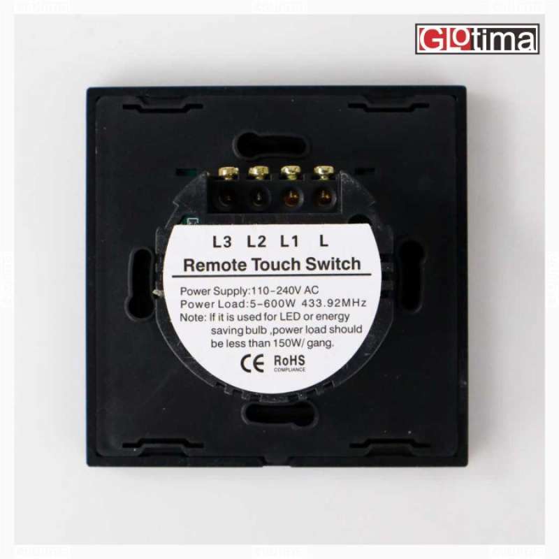 Promo Saklar Lampu Dinding Rumah Inbow Sentuh Wall Switch Touch Led ...