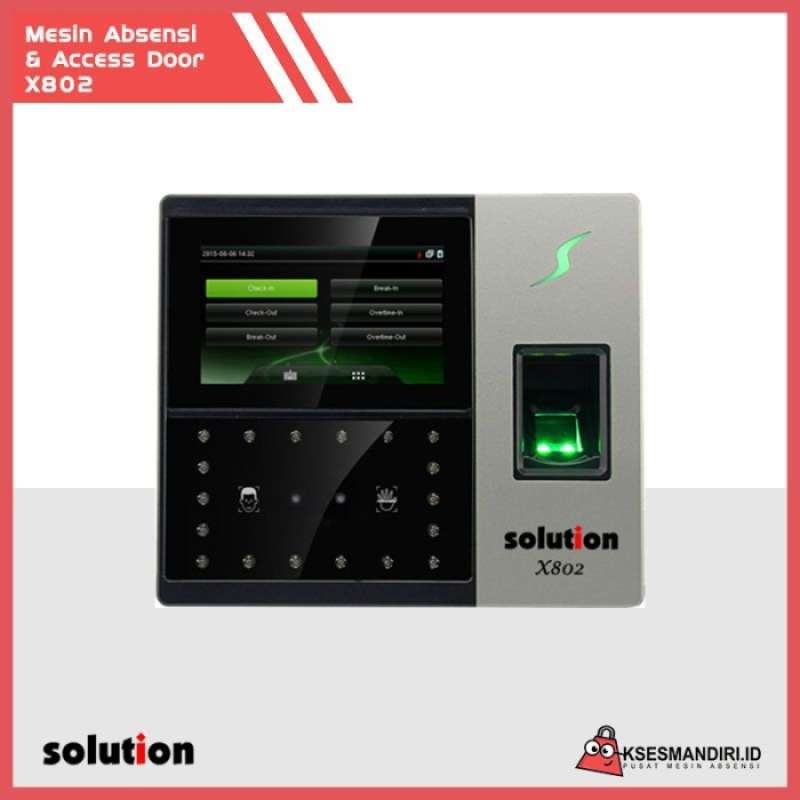 Promo Mesin Absensi dan Access Door Solution X802 Diskon 23% di Seller ...