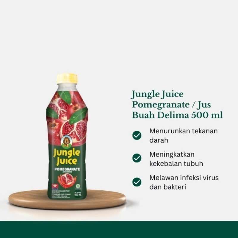 Promo Diamond Jungle Juice Pomegranate | Jus Delima Botol Pet - 500 ml ...