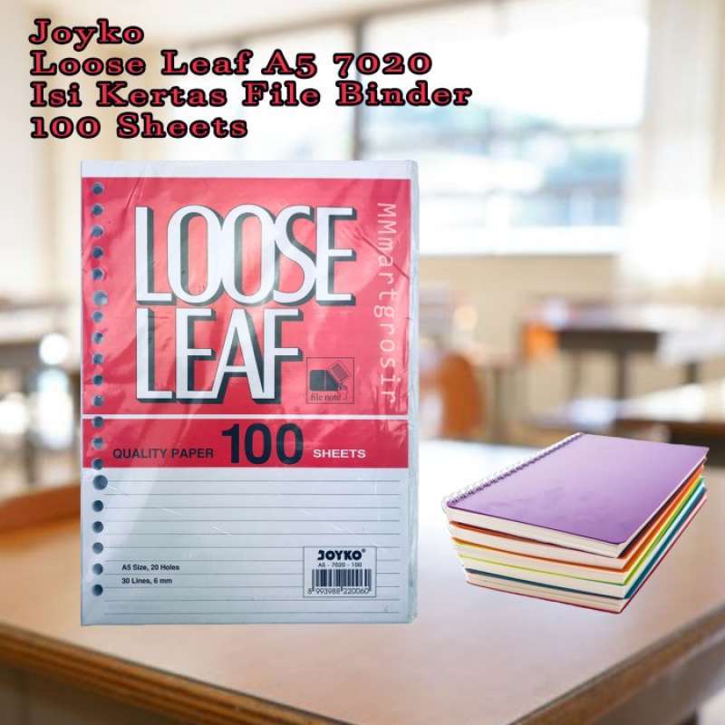 Jual Joyko / Loose Leaf A5 7020 / Isi Kertas File Binder / 100 Sheets ...