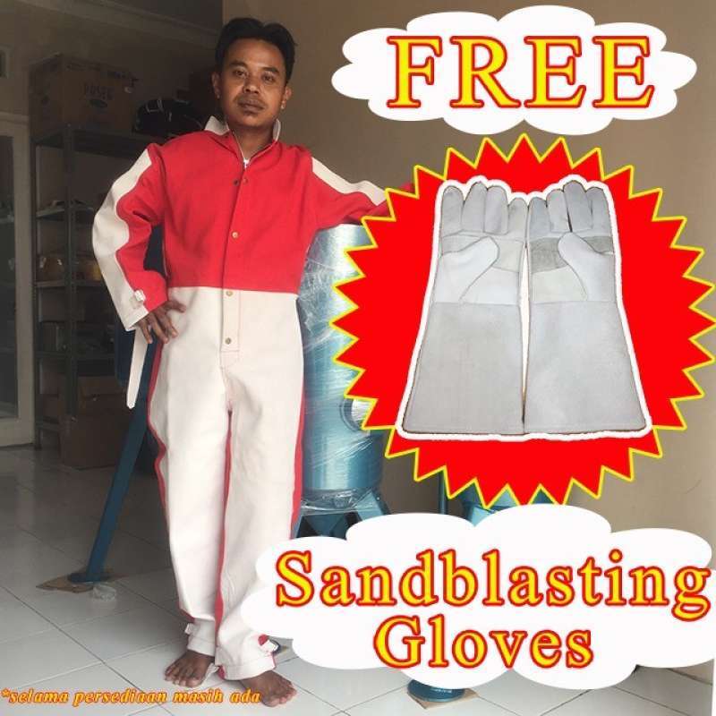Promo Sand Blasting Suit Baju Sandblasting Resleting Xxl Wearpack ...