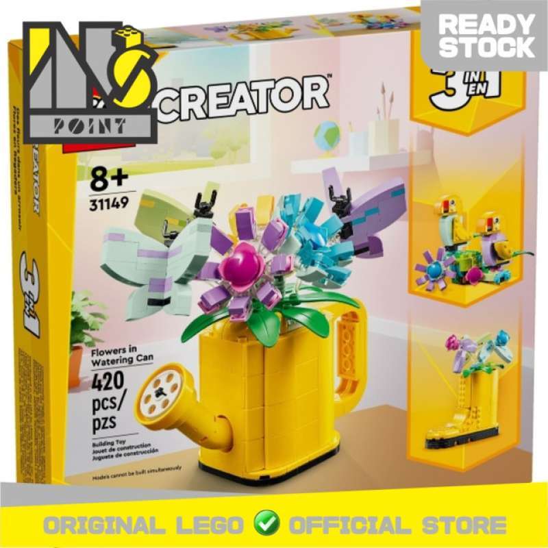 Jual LEGO 31149 - Creator - Flowers in Watering Can di Seller InsPoint ...