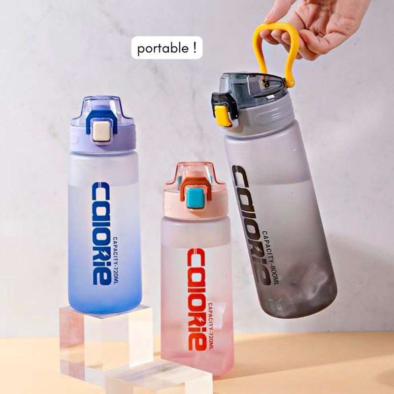 Jual Botol Minum Gradasi 650ml Botol Minum Rainbow Dengan Pegangan ...