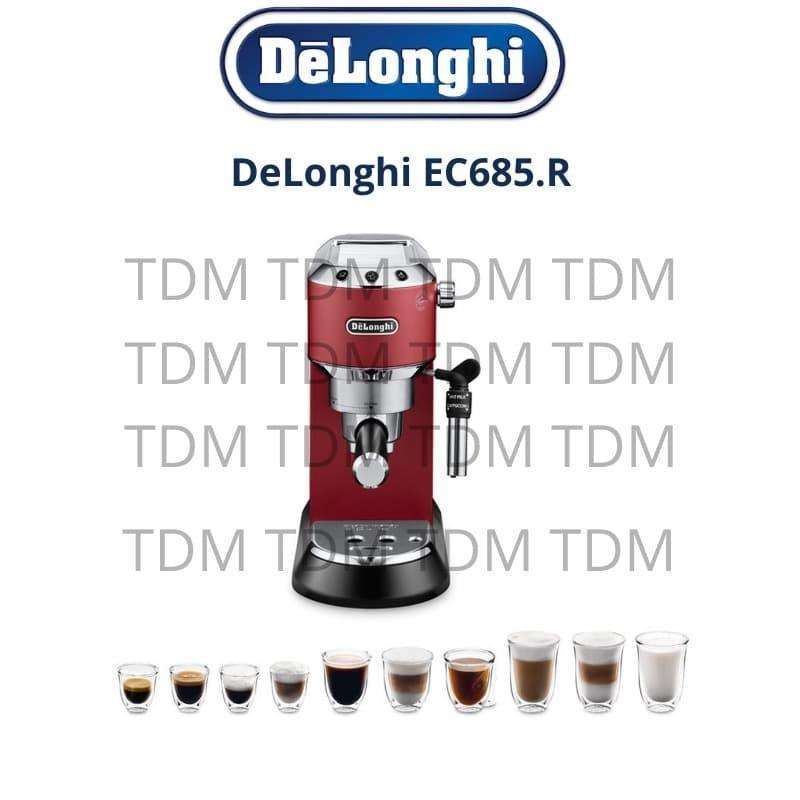 Jual Mesin kopi coffee maker espresso machine Delonghi Dedica EC 685 R ...