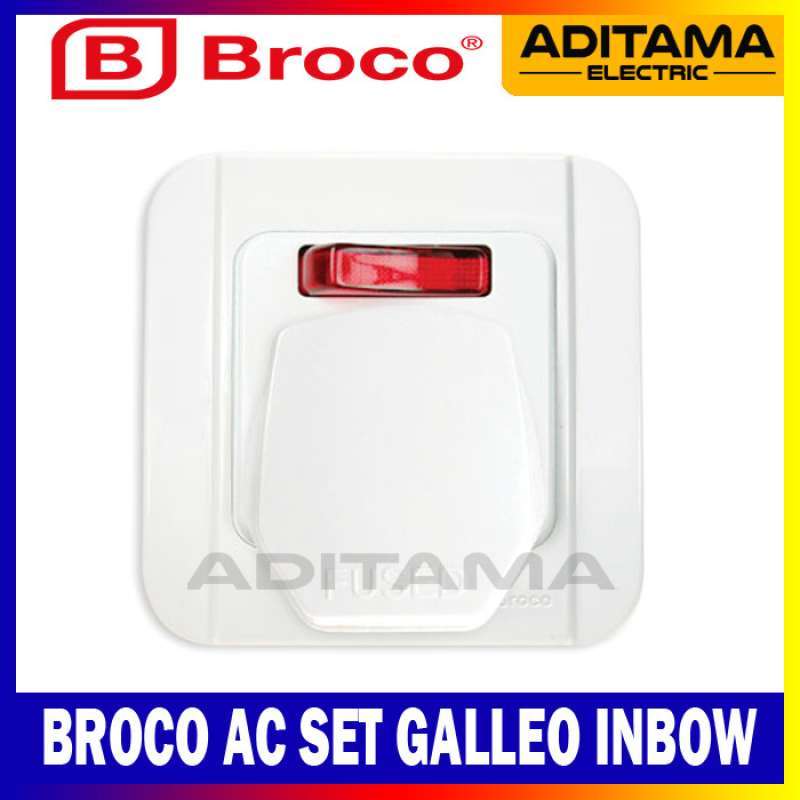Jual BROCO AC SET GALLEO INBOW/ STOP KONTAK AC + STEKER + INBOW DUS ...