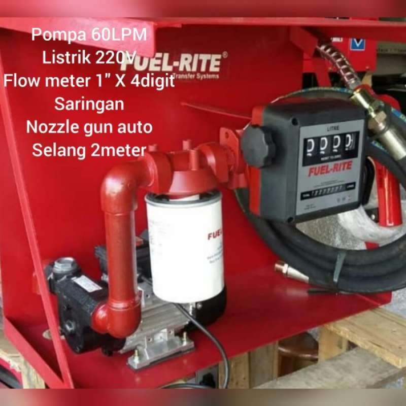 Promo Pompa Solar Atau Bensin Model 60 Lpm Listrik 220 Volt Diskon 23% ...