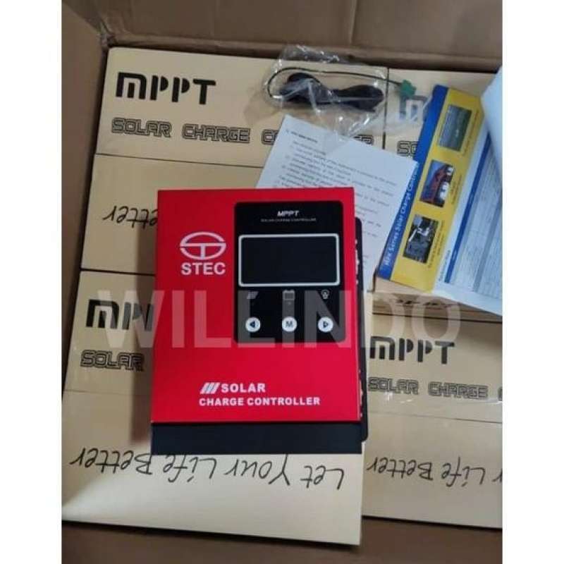 Promo Mppt Solar Charge Controller 100A Real Mppt 100Ampere Auto Diskon ...