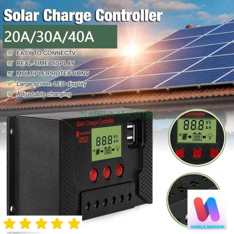 Promo Solar Charge Controller PWM Automatic Recognize 12V 24V CPLS Diskon 23% di Seller Rhmd ...