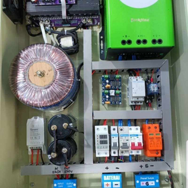 Promo Paket Box Panel Plts 3000w Mppt 60a Otomatis Panel Surya Edisi ...