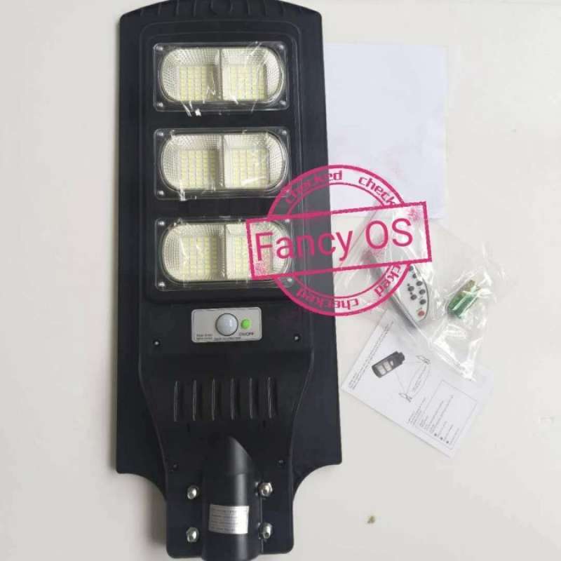 Promo LAMPU JALAN LED PJU SOLAR PANEL TENAGA SURYA 120W 120WATT REMOTE ...