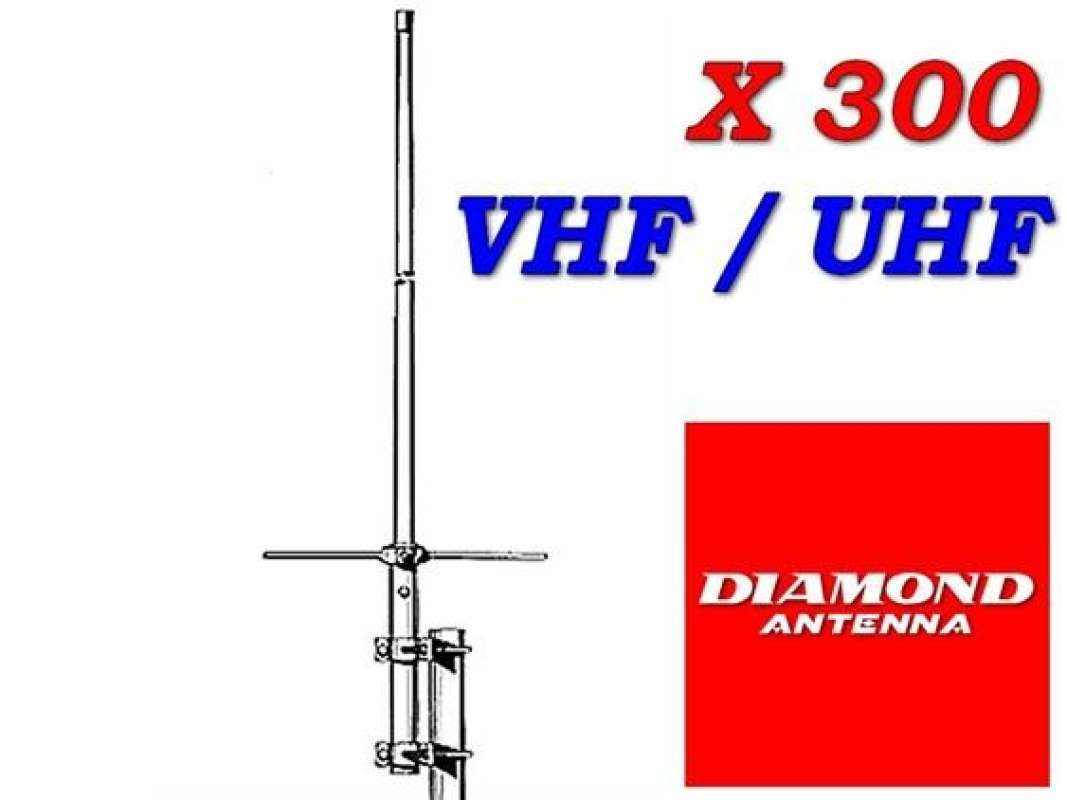 Promo Diamond X-300 Antena Basebaru Dualband Vhf Uhf Repeater X300 Rig ...