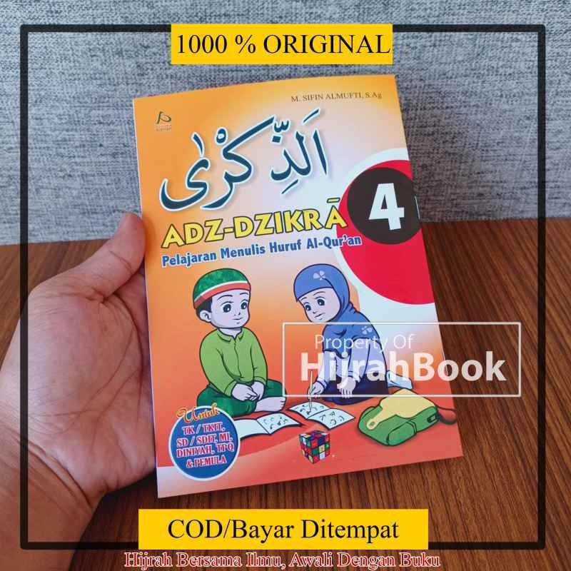 Promo Buku Anak Belajar Menulis Huruf Al Quran Adz Dzikra Lengkap 6 ...