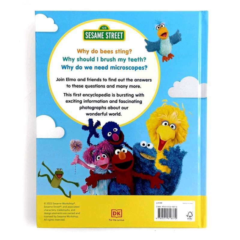 Promo DK Sesame Street Elmo Asks Why? A First Encyclopedia For Growing ...