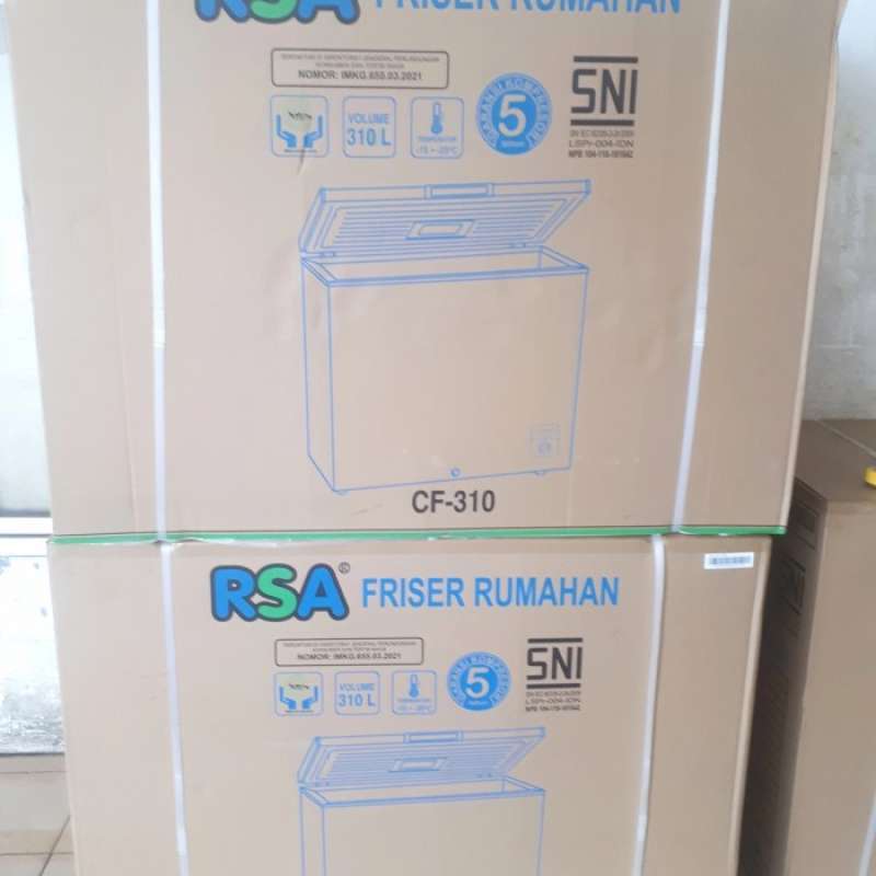Promo Chest Freezer Rsa Cf 310 - Freezer 300 Liter Terbaik Diskon 2% di ...
