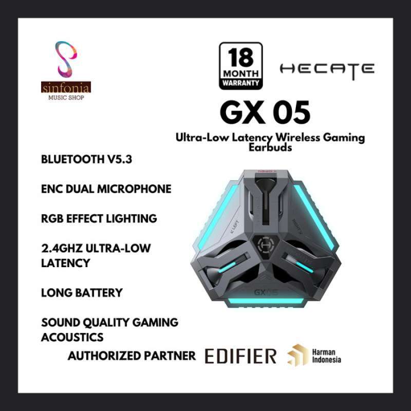 Promo Hecate By Edifier Gx05 Ultra-low Latency Wireless Gaming Earbuds Diskon 23% Di Seller ...