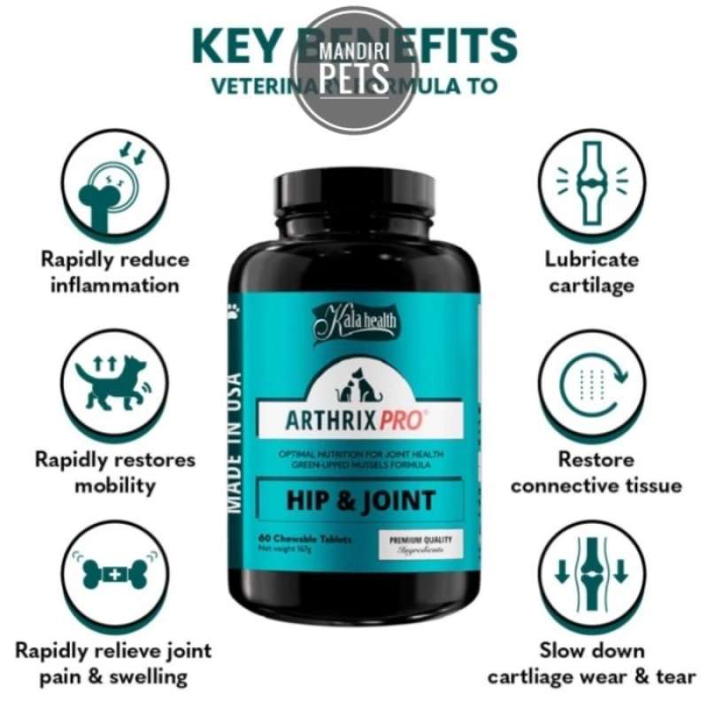 Promo Arthrix Pro Hip & Joint - Supplement Tulang Dan Sendi Anjing ...