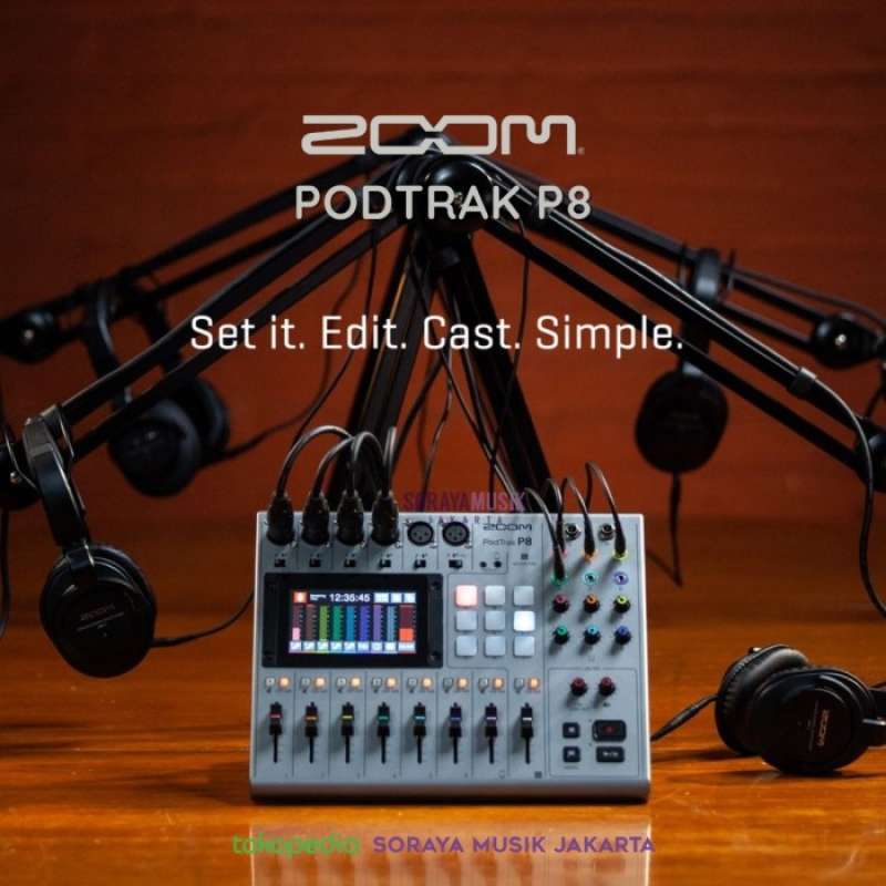 Promo Zoom Podtrak P8 Podcast Multitrack Recorder Diskon 23% Di Seller ...