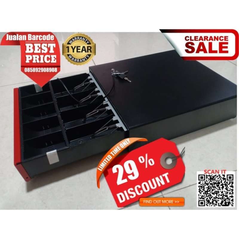 Promo Mini Cash Drawer / Laci Kasir Kassen Mk-330 ( 36X33Cm ) Rj-11 ...