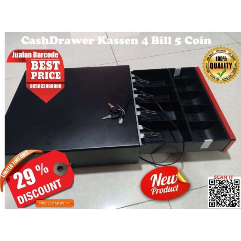 Promo Mini Cash Drawer / Laci Kasir Kassen Mk-330 ( 36X33Cm ) Rj-11 ...