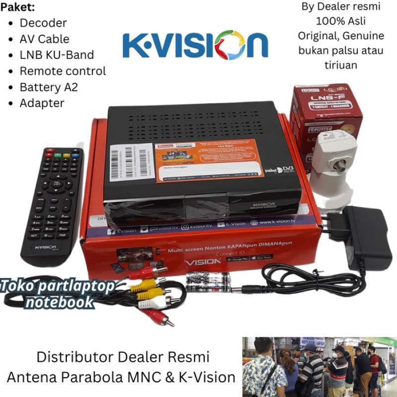 Promo Antena Decoder Receiver Dish K-Vision Parabola Mini New Baru ...