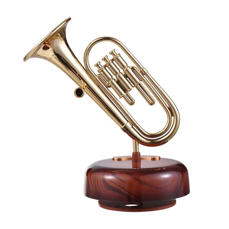 Jual Rotating Musical Box - Musik box Kotak Musik Model Horn Saxophone ...